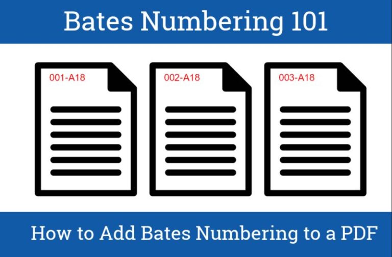 Bates Numbering 101: Let Us Show You How To Do It. – Beyond Paralegals